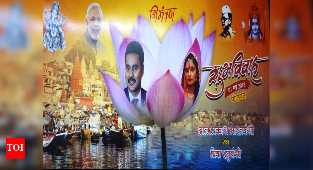 A wedding card that 'popularise' PM’s work and message in Varanasi ...