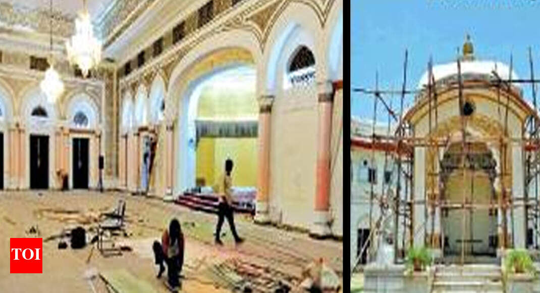 Darbar Hall revamp on last leg, to flaunt new look soon | Hyderabad ...