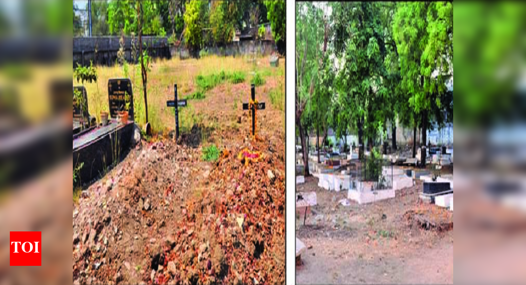 No land to bury dead, old graves reused | Indore News - Times of India