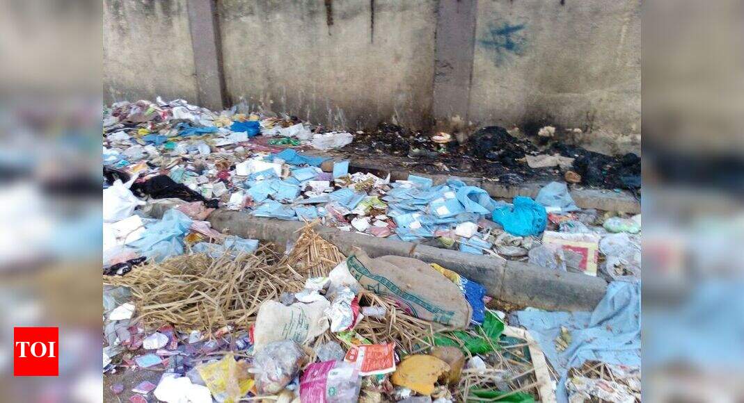 near Gail HSR fire hazard - Times of India