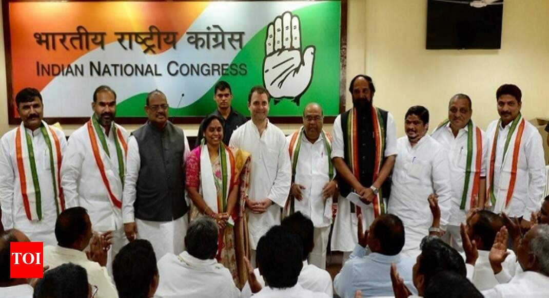 Nagam Janardhan Reddy: Nagam Janardhan Reddy joins Congress party ...