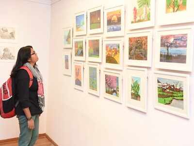 This one of a kind art exhibition featured the artwork made by inmates ...