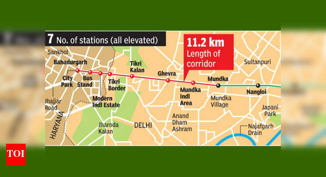 Missing link to cause delays on Delhi Metro's Green Line | Delhi News ...