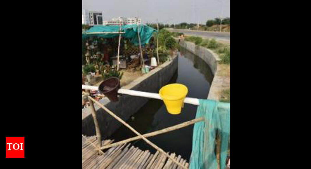 Noida has 87km of large, open drains | Noida News - Times of India