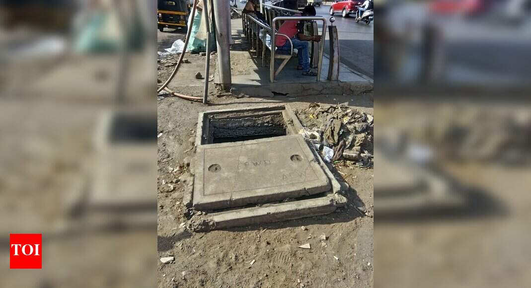 open manhole - Times of India