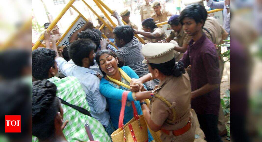 NEET: Students union members attempt to stage protest outside CBSE ...