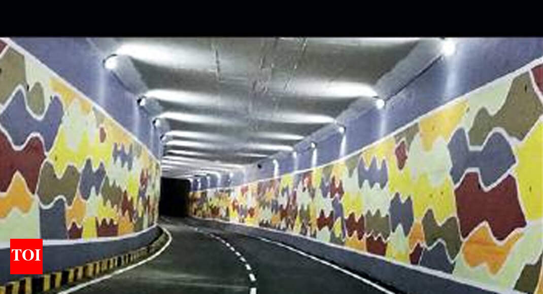 Underpass opens to faster travel promise | Pune News - Times of India