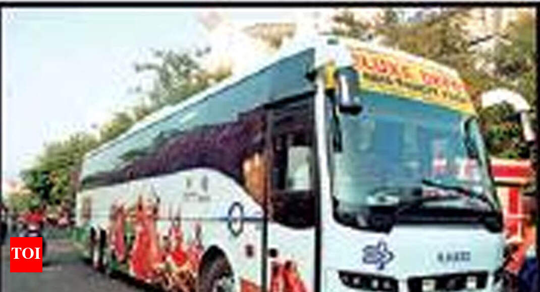 raj: Luxury buses from Rajasthan begin ops from ISBT | Jaipur News ...