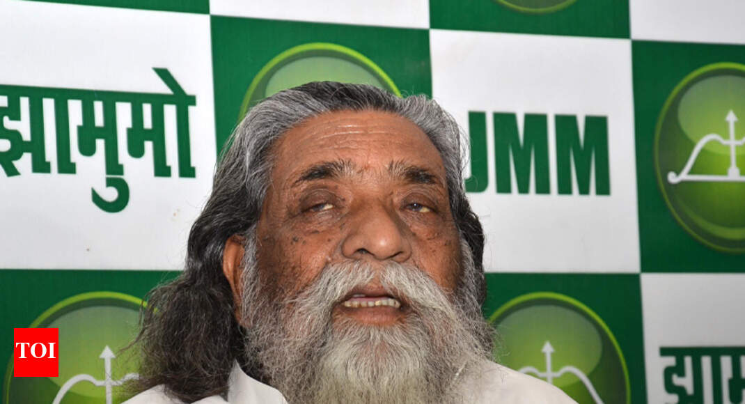 Shibu Soren: Shibu Soren elected JMM president for 10th time | Ranchi ...
