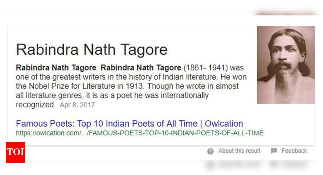 10. Oops!...Google did it again - Times of India