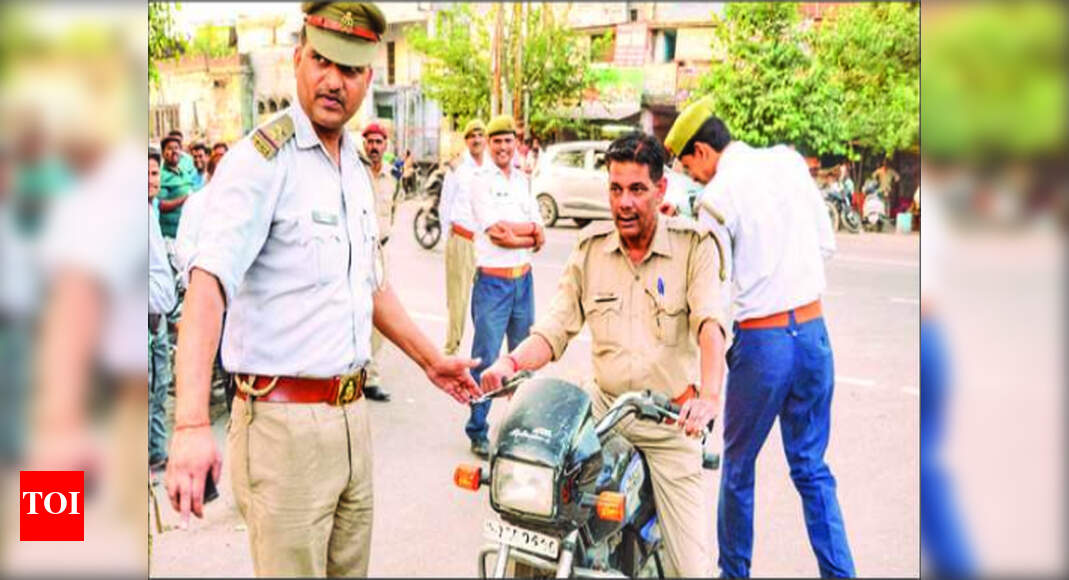 Bareilly Cops: No helmet, no entry at police station, orders SSP ...