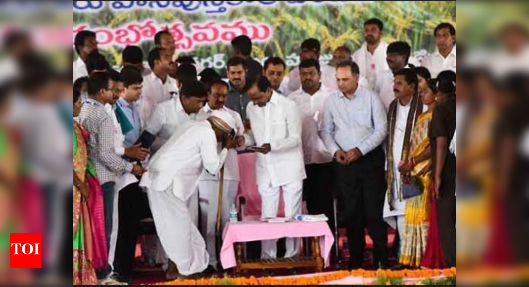 Rythu Bandhu Scheme: Telangana CM KCR launches Rythu Bandhu Scheme in ...