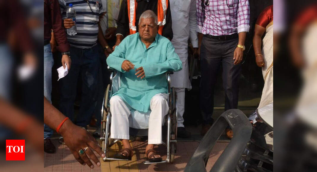 RJD: RJD alleges Lalu Prasad has been released with hands and legs tied ...