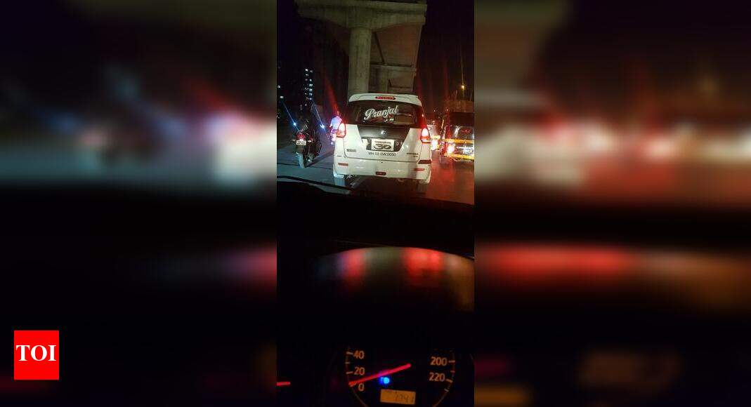 Fancy no plate with no reg no. - Times of India