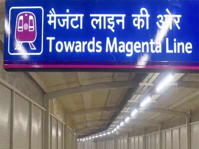 Delhi metro: Magenta Line to open this week | Delhi News - Times of India