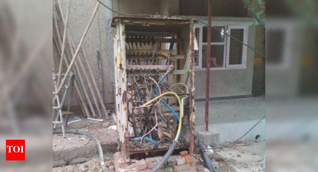 Express view apartment residents complain high voltage wires, open ...