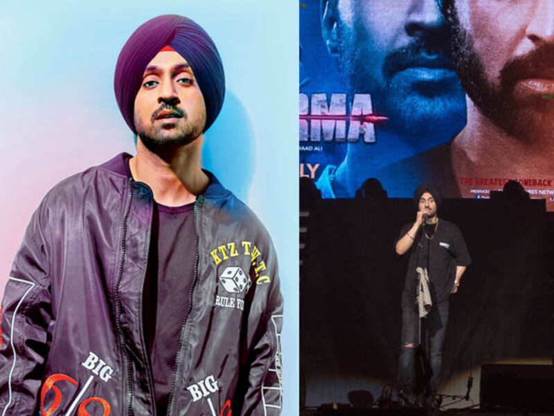 Diljit Dosanjh unveils new poster of ‘Soorma’ to a sold out arena in ...