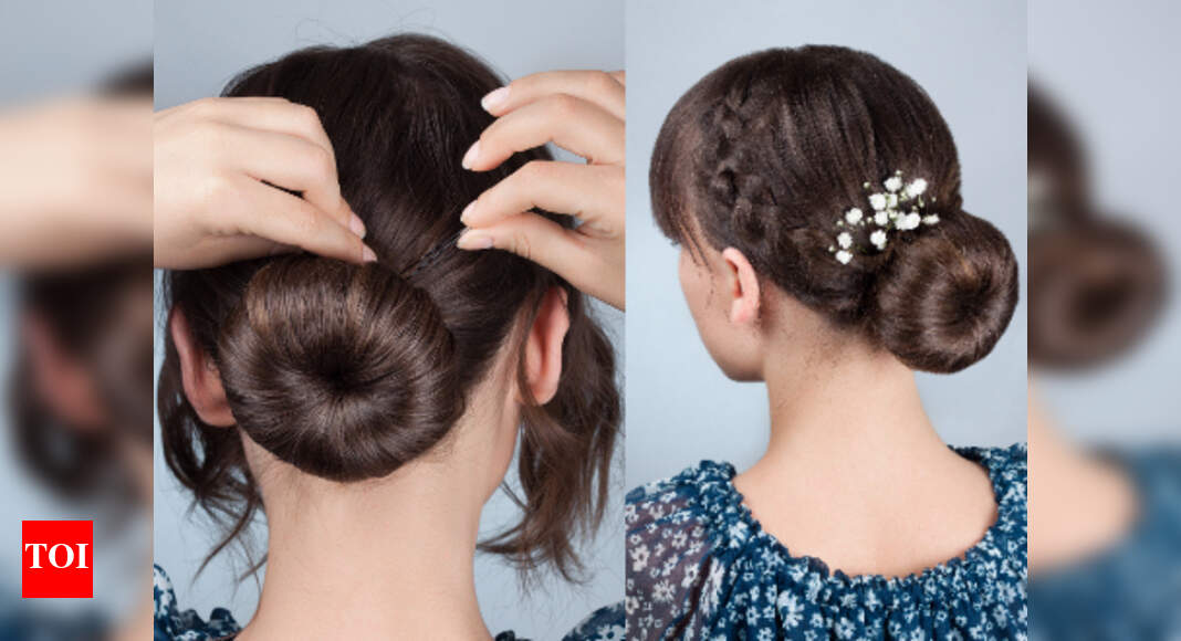 How do an easy braided bun - Times of India