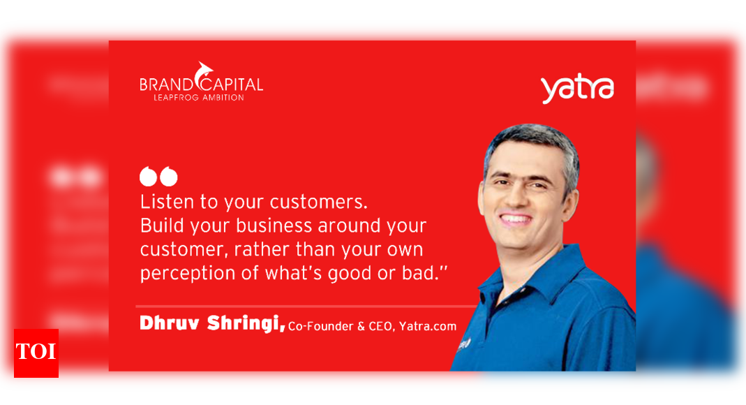Yatra's journey of a thousand miles with Brand Capital - Times of India