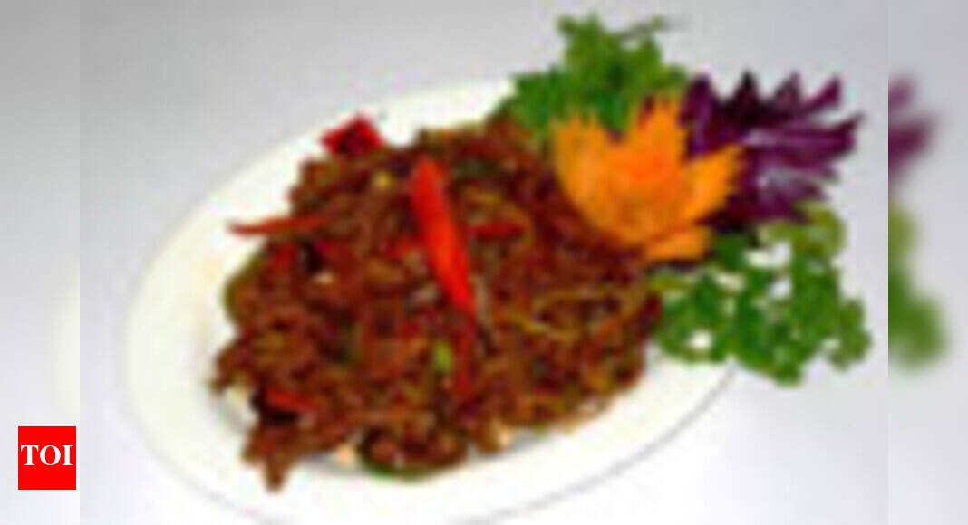 Delectable crispy chilli lamb - Times of India