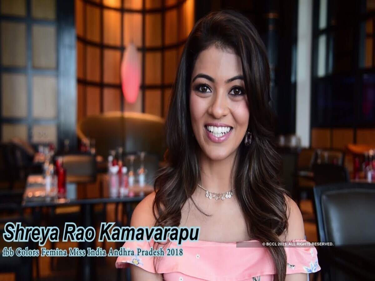 Introducing fbb Colors Femina Miss India Andhra Pradesh 2018 Shreya Rao ...