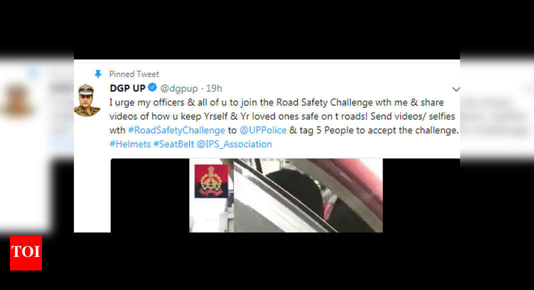UP DGP: Now, a road safety challenge from DGP | Lucknow News - Times of ...
