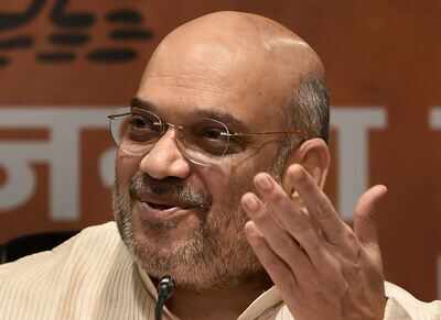 Amit Shah, ministers meet RSS functionaries | India News - Times of India