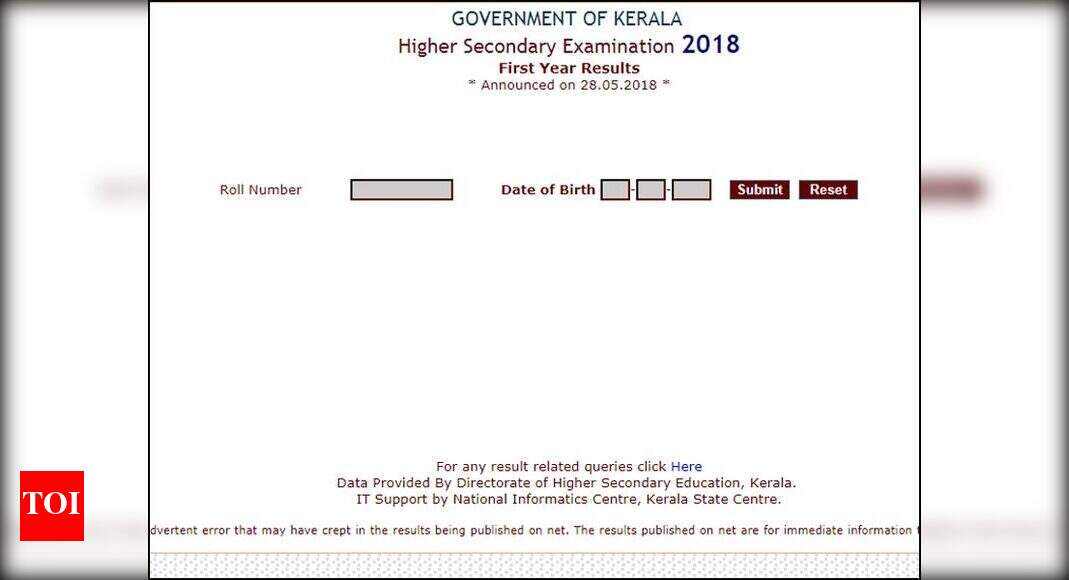 DHSE Kerala Plus one result announced - Times of India