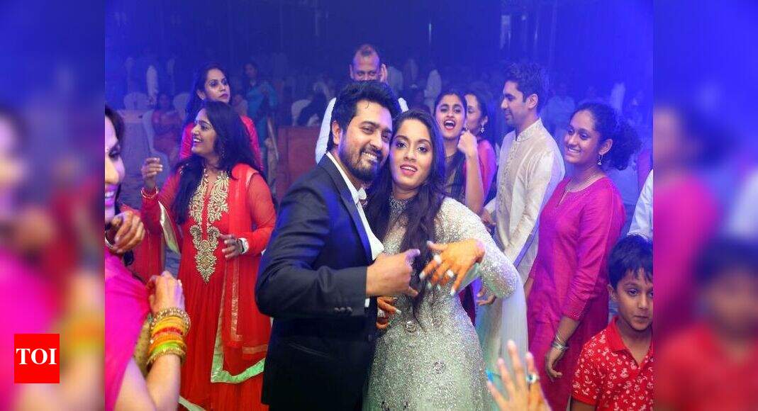 Skanda Ashok has a blast with friends at his sangeet | Kannada Movie ...