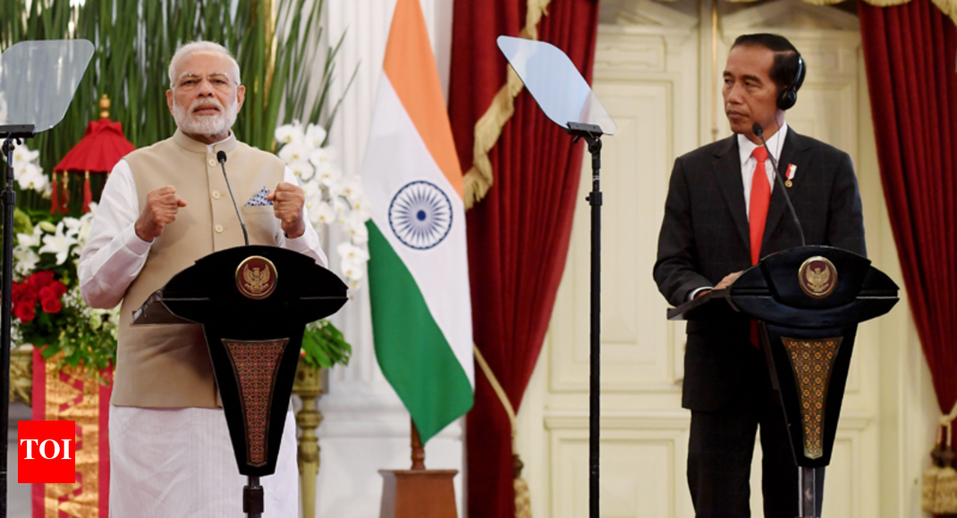 PM Modi announces 30-day free visa for Indonesian citizens - Times of India