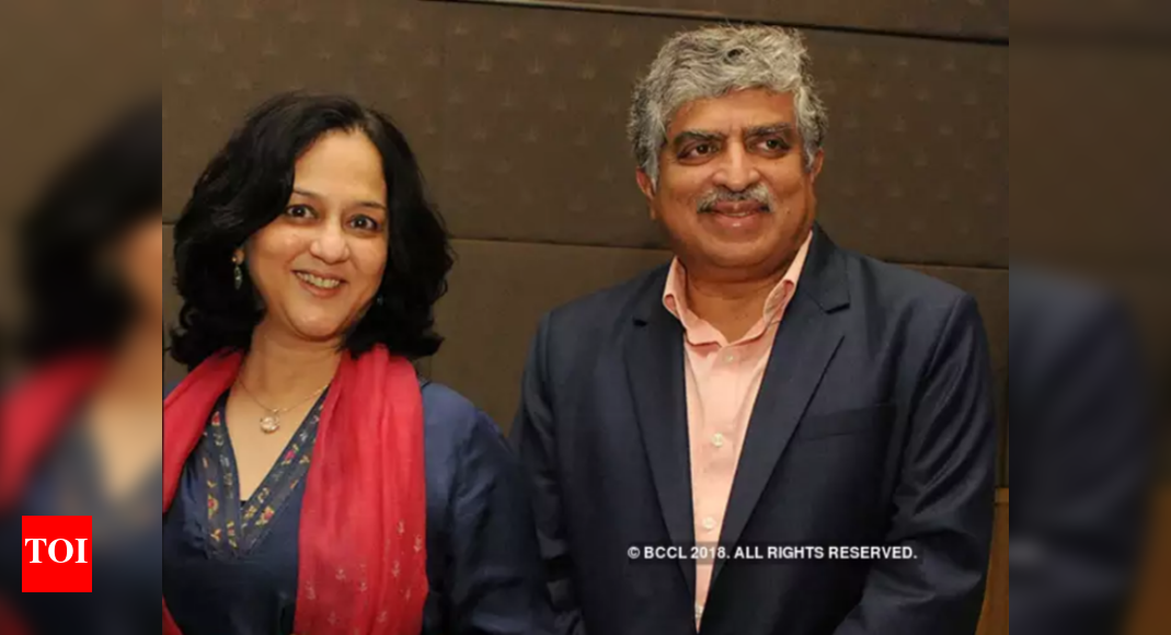Nandan Nilekani: Nilekanis, 3 Indian-orgin billionaires pledge to ...
