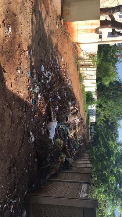 Garbage heap on street - Times of India