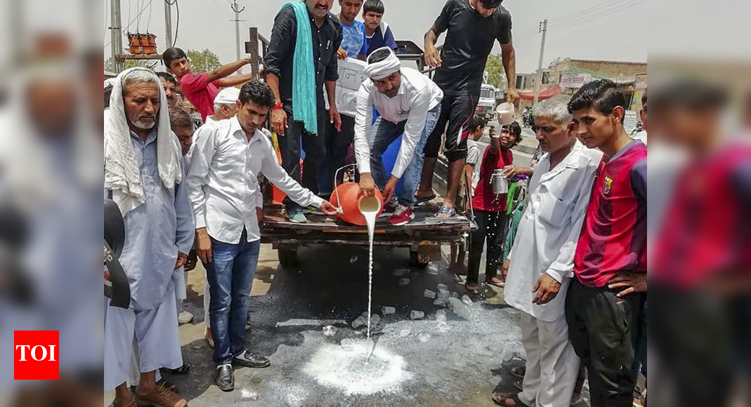 Farmers strike: Farmers go on 10-day strike, vegetable supplies take ...