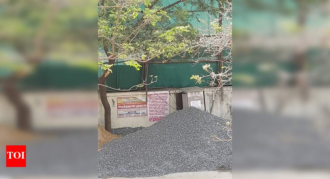 EB pillar covered - Times of India