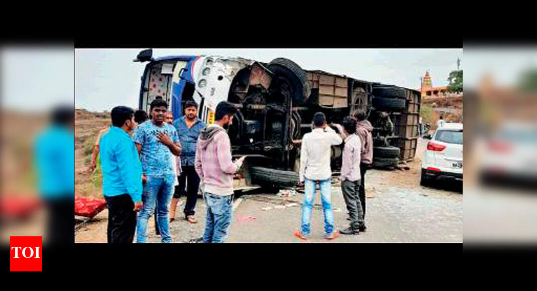 Bopdev: 40 passengers injured as bus topples in Bopdev ghat | Pune News ...