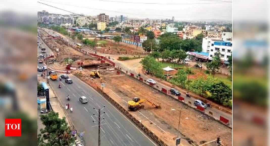 BRTS Stretch Dug Up To Construct Overpass: Finished in 2015, BRTS ...