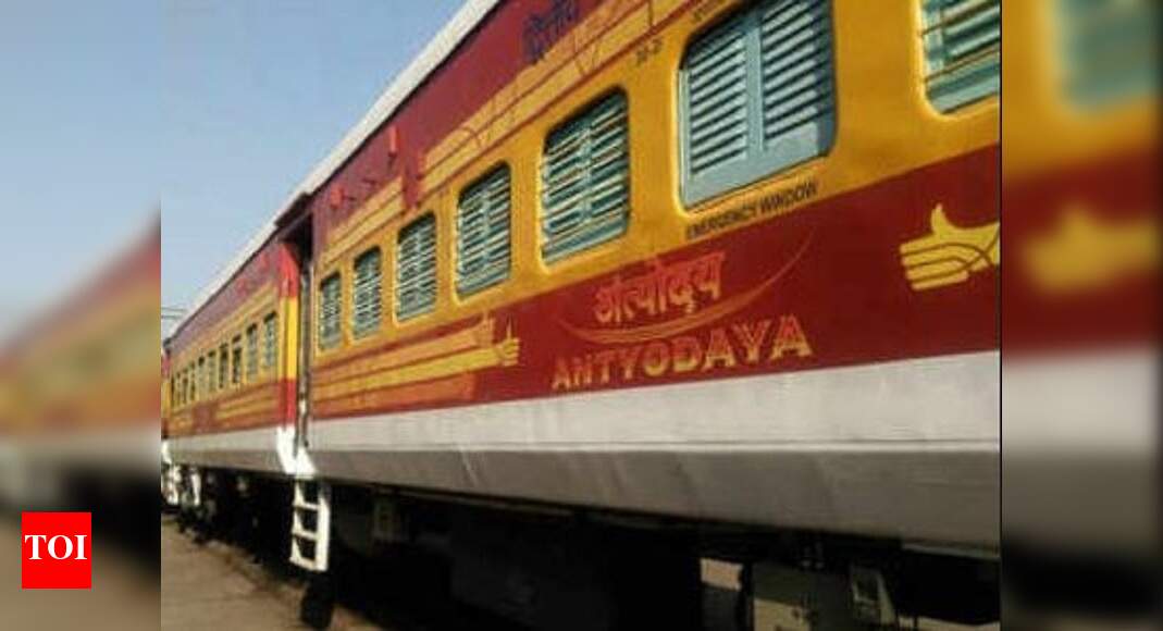 Passengers hail Antyodaya Express from Tambaram | Trichy News - Times ...