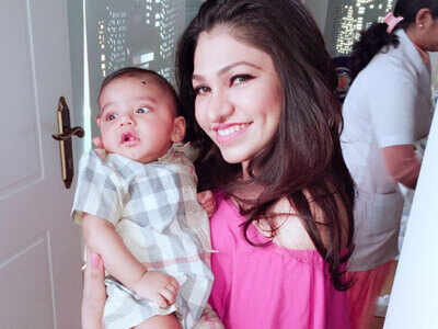 Tulsi Kumar shares photos of her adorable baby boy Shivaay | Hindi ...
