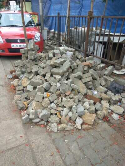 pathway encroached - Times of India