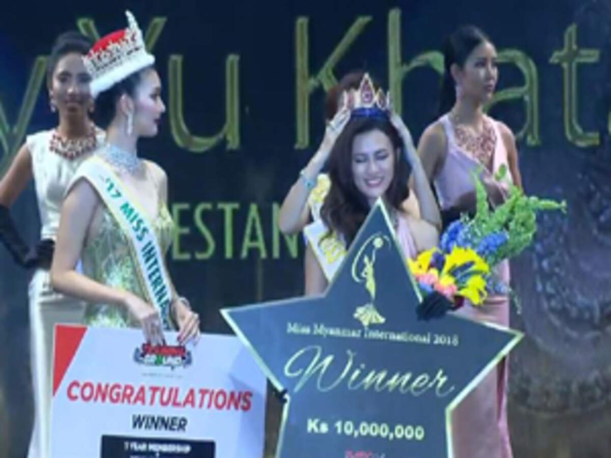 May Yu Khatar Miss Myanmar International 2018