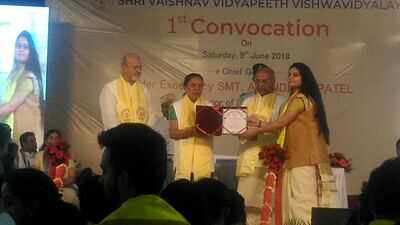 SVVV has first convocation celebration | Events Movie News - Times of India