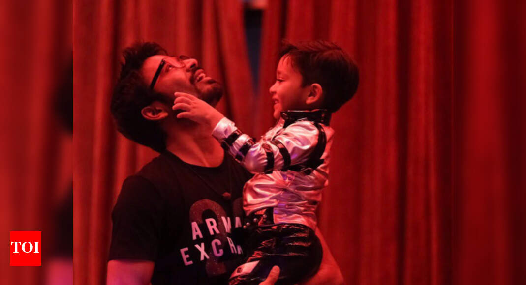 Photo: Dhanush’s adorable message for son Linga on his birthday | Tamil ...