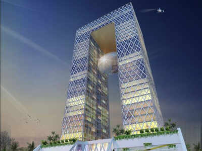 Andhra Pradesh CM Chandrababu lays foundation for iCon-ic tower in ...