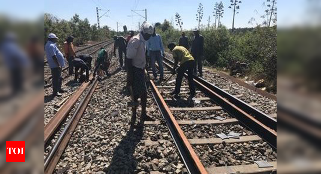 Railway keymen, incharge of detecting track defects, want shorter 'beat ...