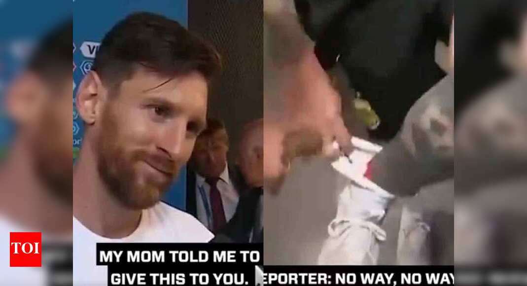 Lionel Messi wins hearts world over with kind gesture | Football News ...