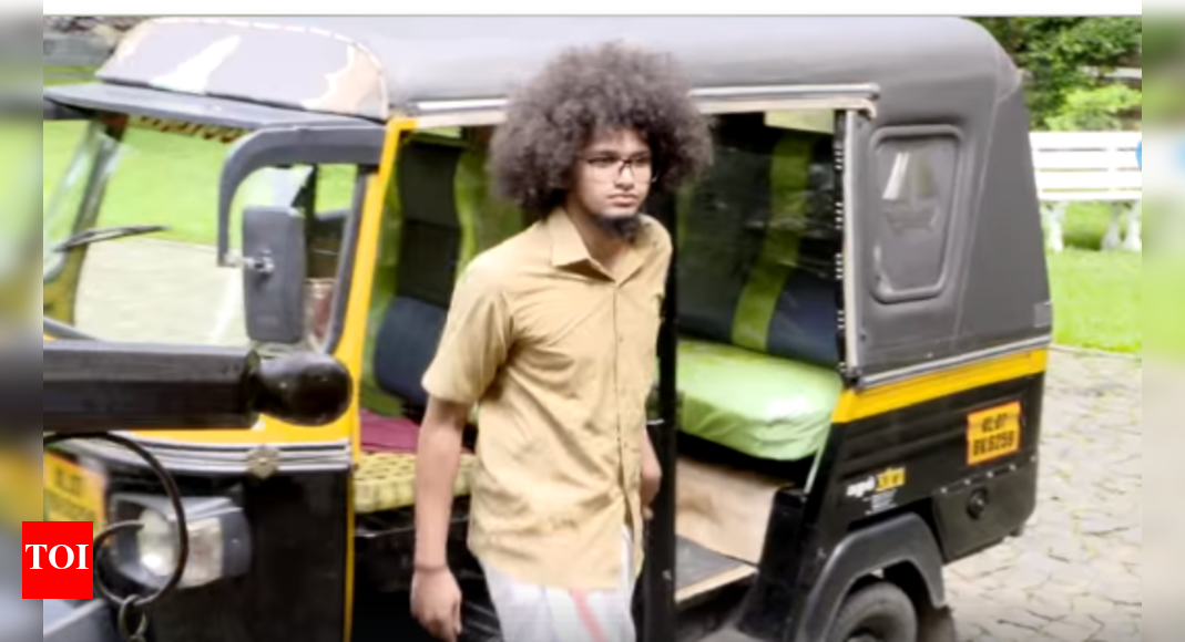 Mudiyan becomes an auto driver - Times of India