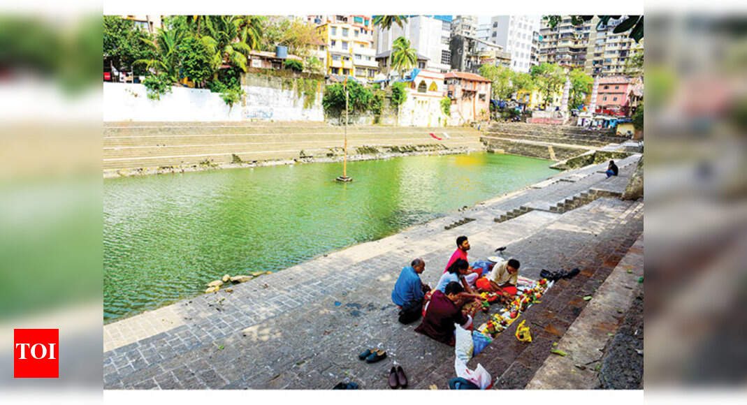 Banganga gets a makeover post holy month | Mumbai News - Times of India