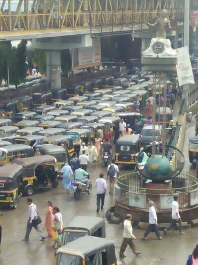 Road are only for Auto Rickshaw Stand at Kalyan - Times of India