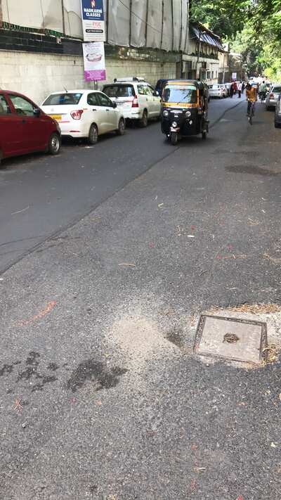 substandard road repair - Times of India
