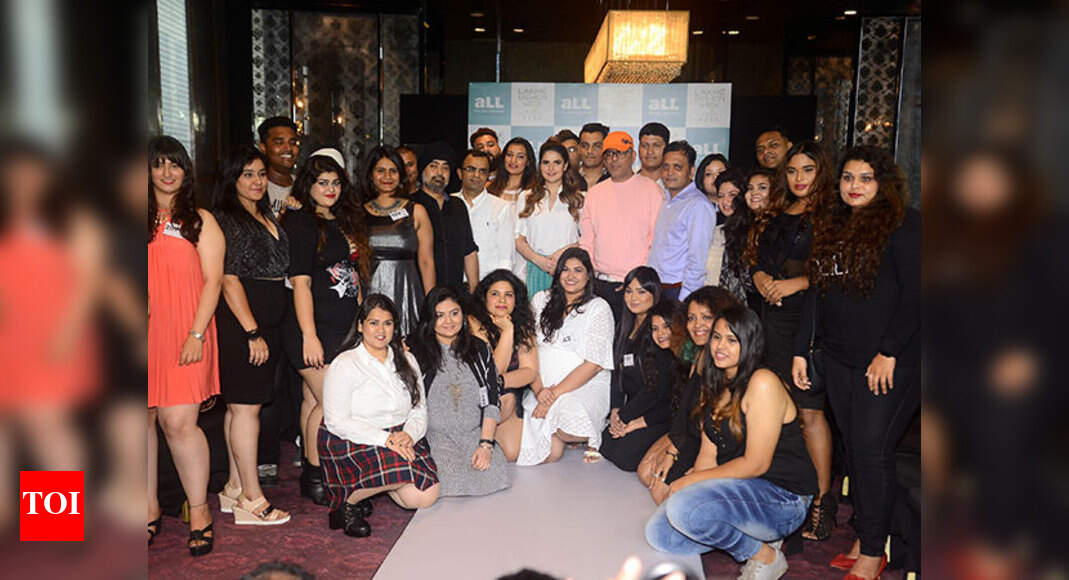 300 plus-sized models turn up for runway auditions - Times of India